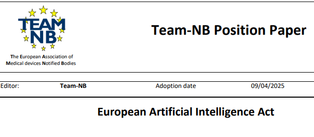 TEAM NB Position Paper on European Artificial Intelligence Regulation V2 - Formiventos