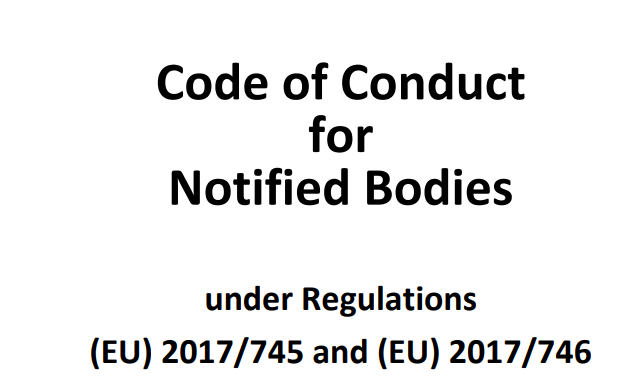 New version released - TEAM NB Code of conduct for Notified Bodies - Formiventos
