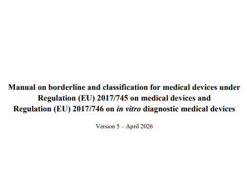 EU Releases Updated Borderline & Classification Manual (MDR/IVDR ...